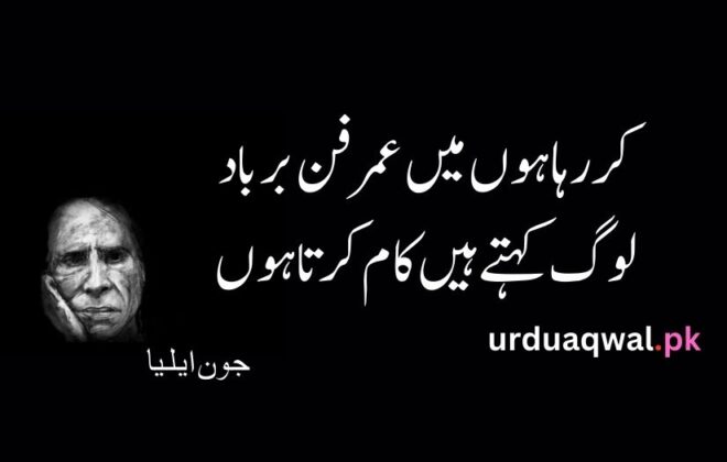 John elia urdu poetry - Poetry of john Elia - Urdu Aqwal