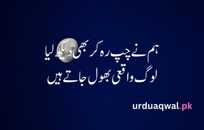Best 50+ 1 line poetry in urdu - One line sad poetry in urdu