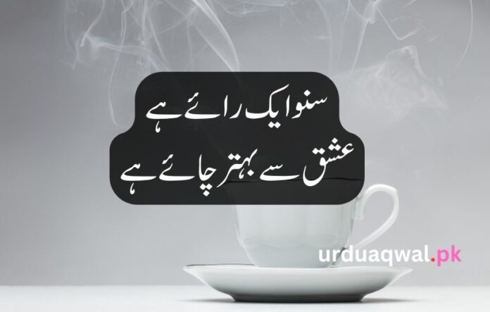 Chaye poetry in urdu - Chai poetry in urdu sms